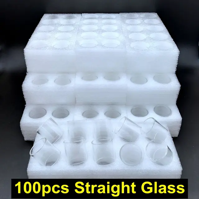 100PCS Glass For Sky Solo / Plus Zeus X Mesh Subohm Bubble Glass Kylin ...