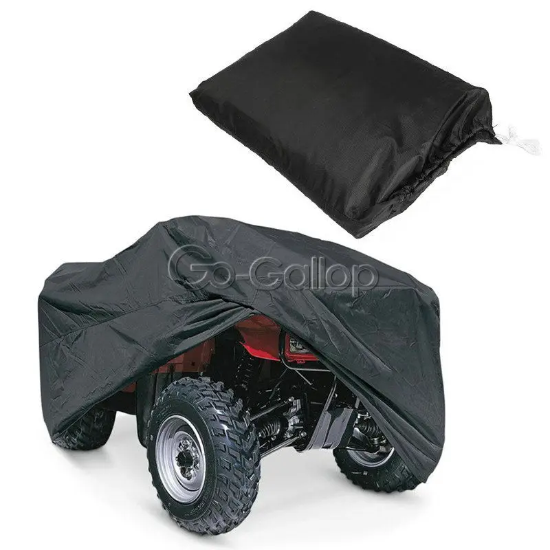 XXXL Black Waterproof Quad Bike ATV 4-wheel Cover For Polaris Sportsman ...