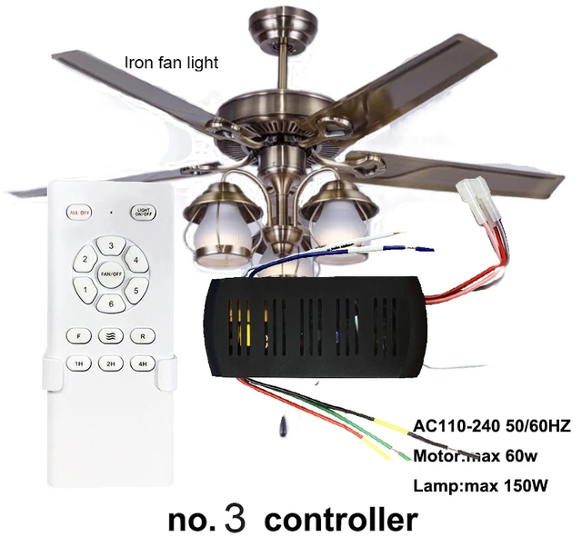frequency conversion Ceiling Fan Remote Control Kit Light High Voltage ...