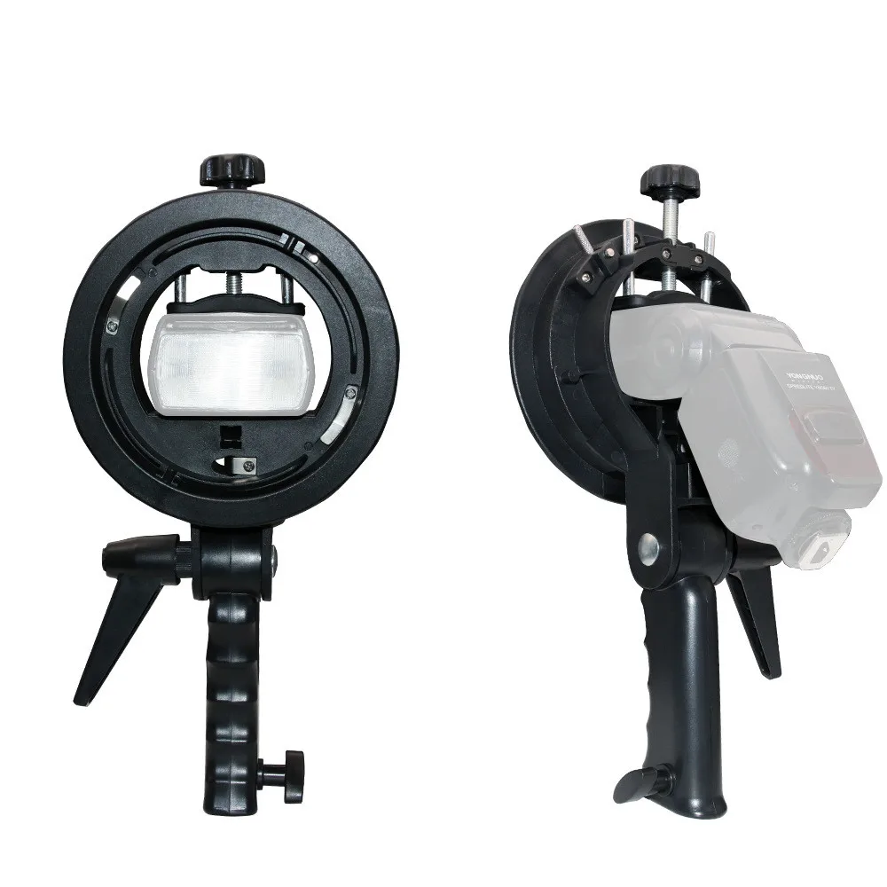 Handheld-Grip-S-Type-Flash-Bracket-Bowens-S-Mount-Holder-for-Speedlite ...