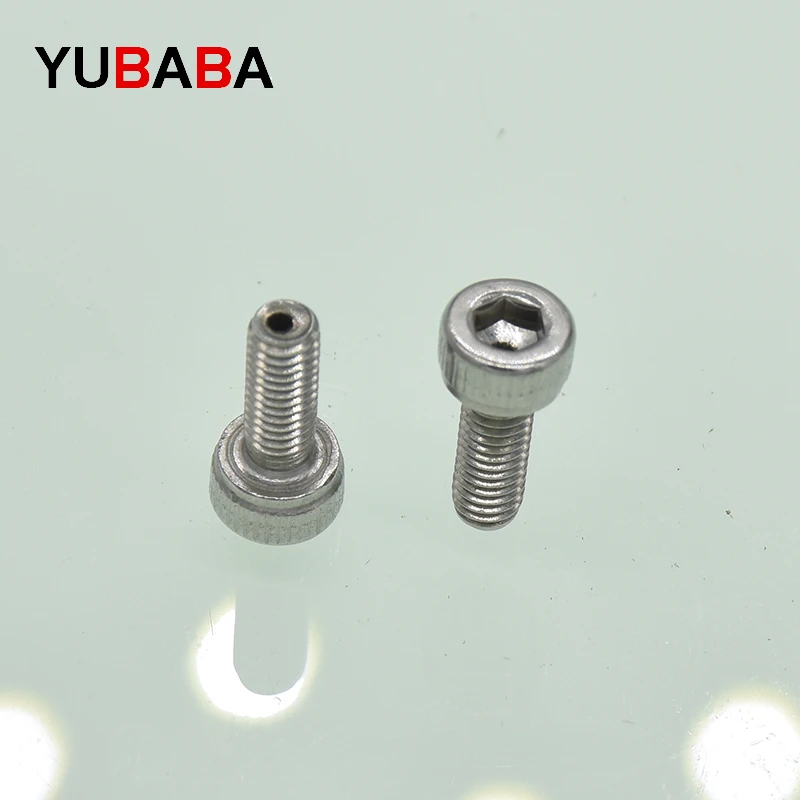 304 Edelstahl Hohl Loch Durch Luft out Pass Allen Hexagon Hex Socket Cap Head Screw Bolzen M 2,5 ...