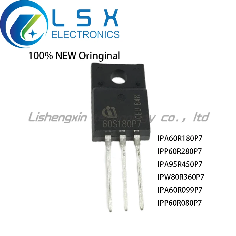 5pcs-IPA60R180P7-IPP60R280P7-IPA95R450P7-IPW80R360P7-IPA60R099P7-IPP60R080P7-TO220-Original-On ...