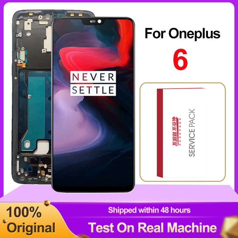 Oled / Original Amoled 6.28" For Oneplus 6 Display Touch Screen ...