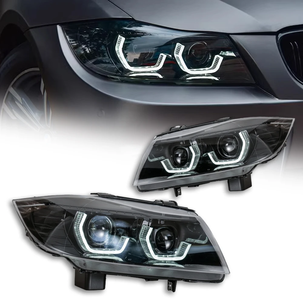 Car-Lights-For-BMW-3-Series-E90-Headlight-2005-2012-LED-Car-Lamps ...