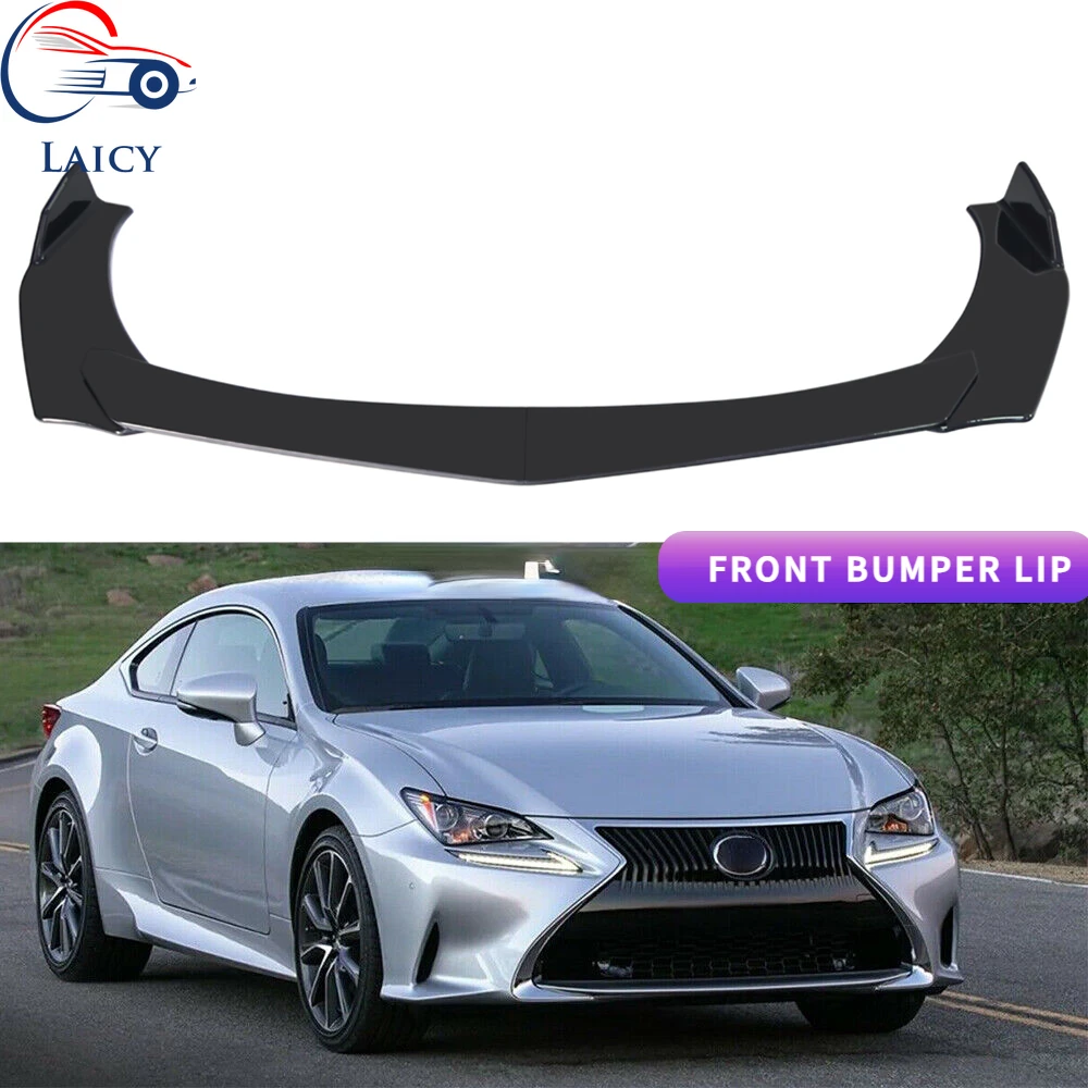 LAICY-For-Lexus-RC-F-RC300-350-2014-2018-Car-Front-Bumper-Lip-Body-Kit ...