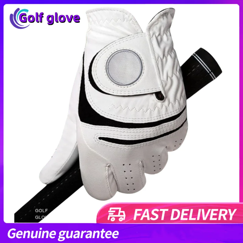 1-Pc-Golf-Gloves-Men-Left-Right-Hand-Soft-Breathable-Pure-Sheepskin ...