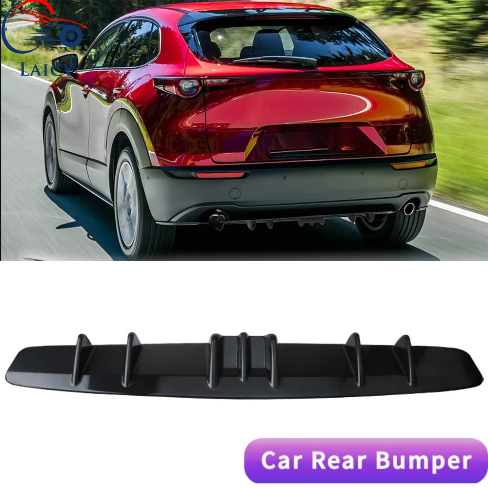 LAICY 84CM For Mazda CX-30 CX-50 Car Rear Diffuser Fin Bumper Lip ...