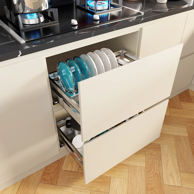 High Kitchen Roll Out Drawers