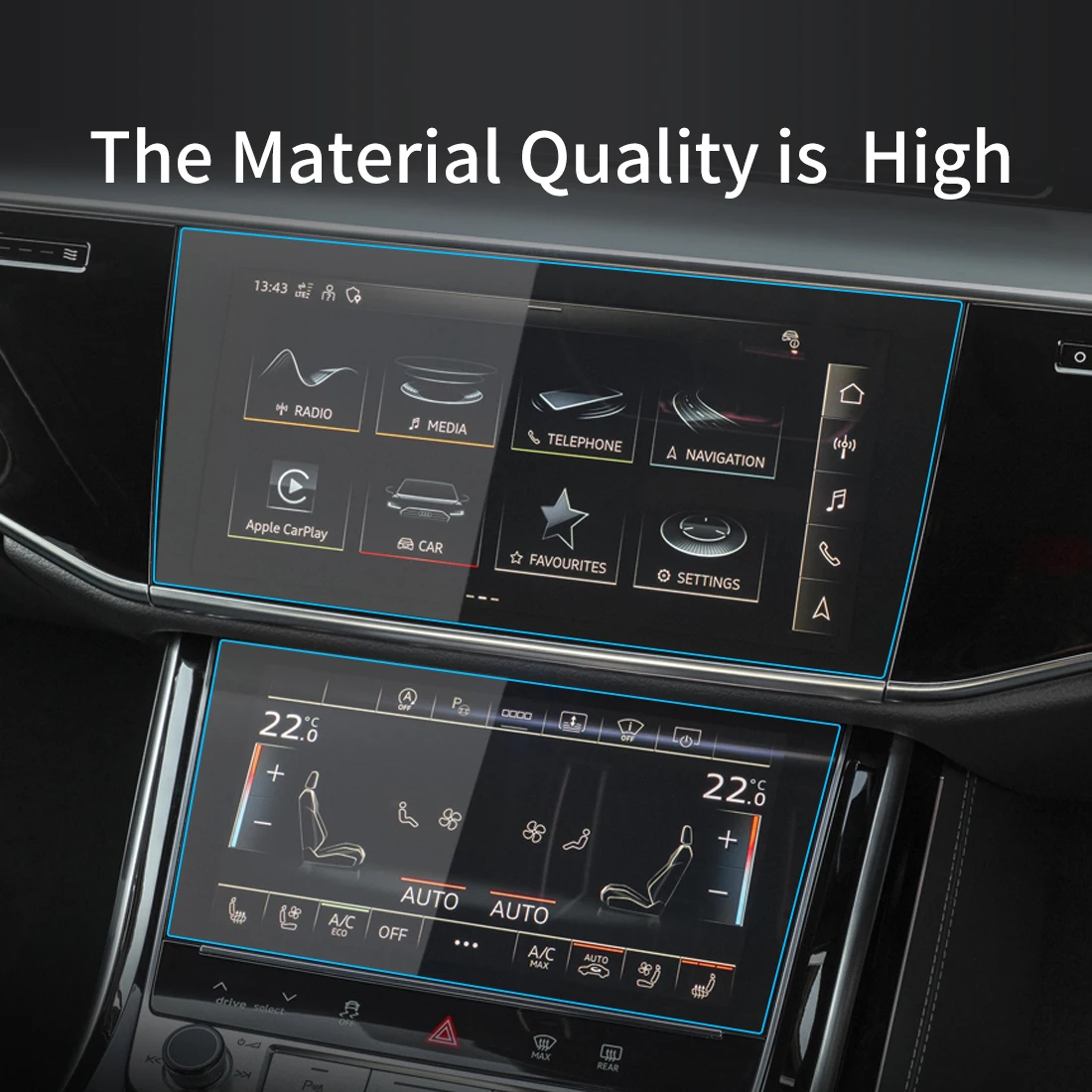 Car-Stickers-Screen-Protector-For-Audi-A8-2023-Navigator-Display ...