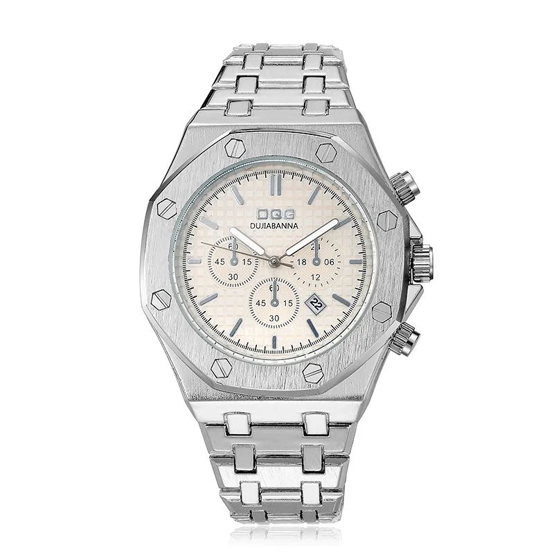 Luxury-Famous-DQG-Brand-Watch-For-Men-Business-Silver-Stainless-Steel ...