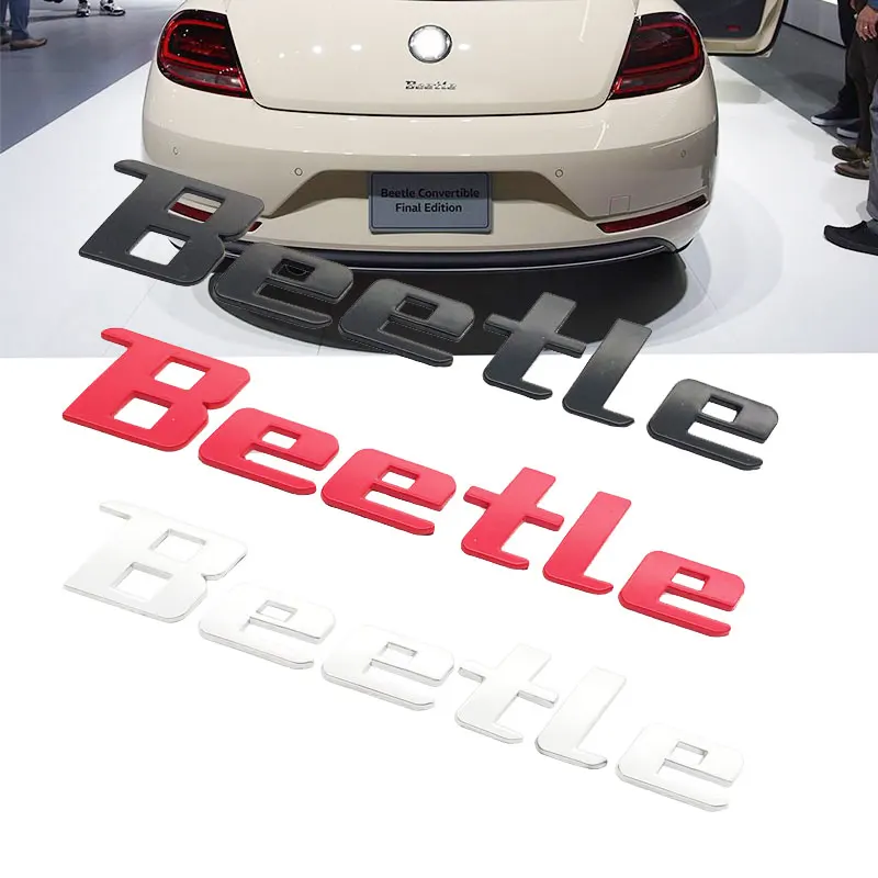 1PCS-3D-Metal-Beetle-Emblem-Letter-Badge-Car-Tail-Side-Sticker-For ...