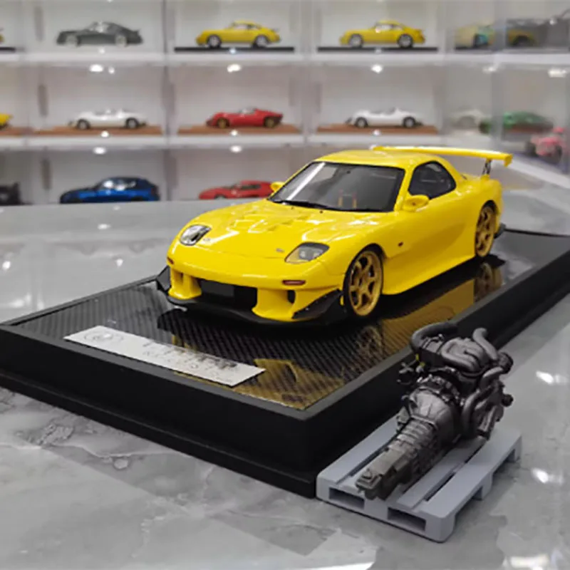 Polar Master RX7 comes with engine limited edition simulation resin car ...