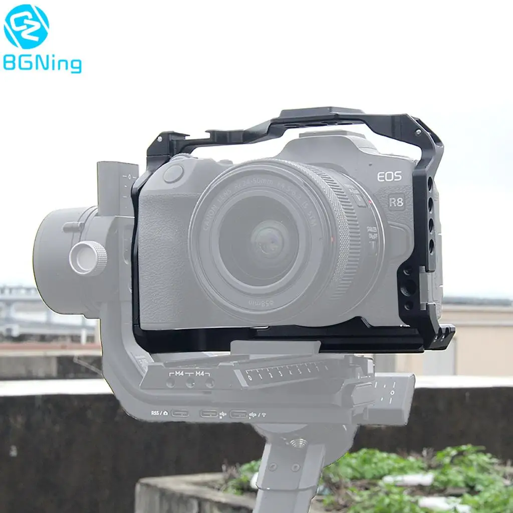 For-Canon-EOS-R8-Camera-Cage-Rig-Kit-Top-Handle-Grip-Cold-Shoe-Mount ...