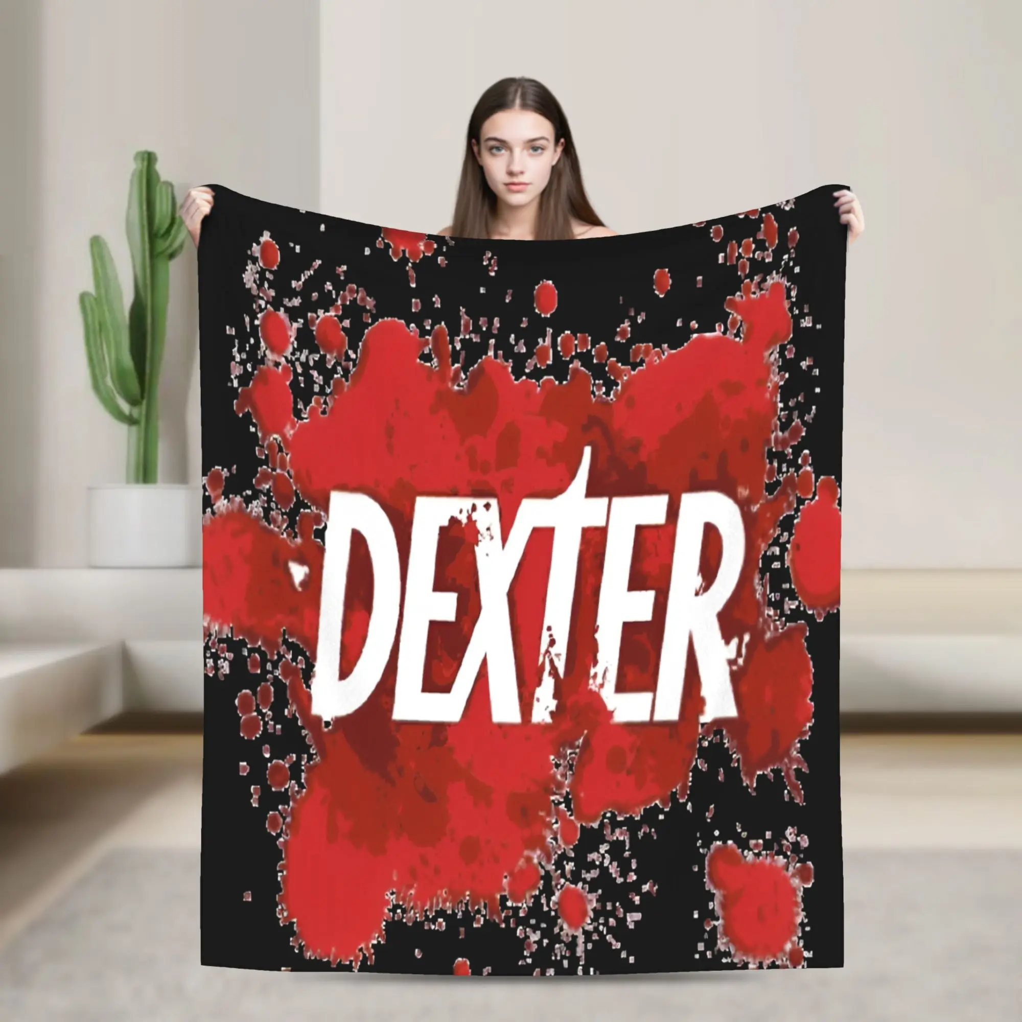 Dexter Morgan Blood Blanket TV Television Warm Soft Funny Plush Throw ...