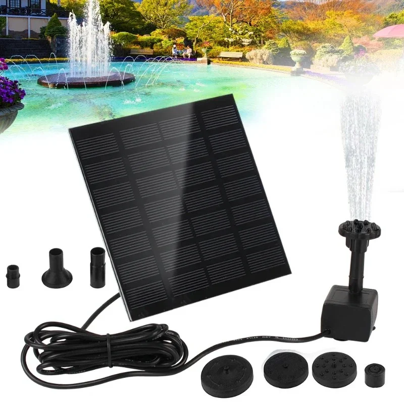 Mini-Solar-Fountain-Pump-1-2W-Power-Board-Kit-Solar-Panel-Water-Pump ...