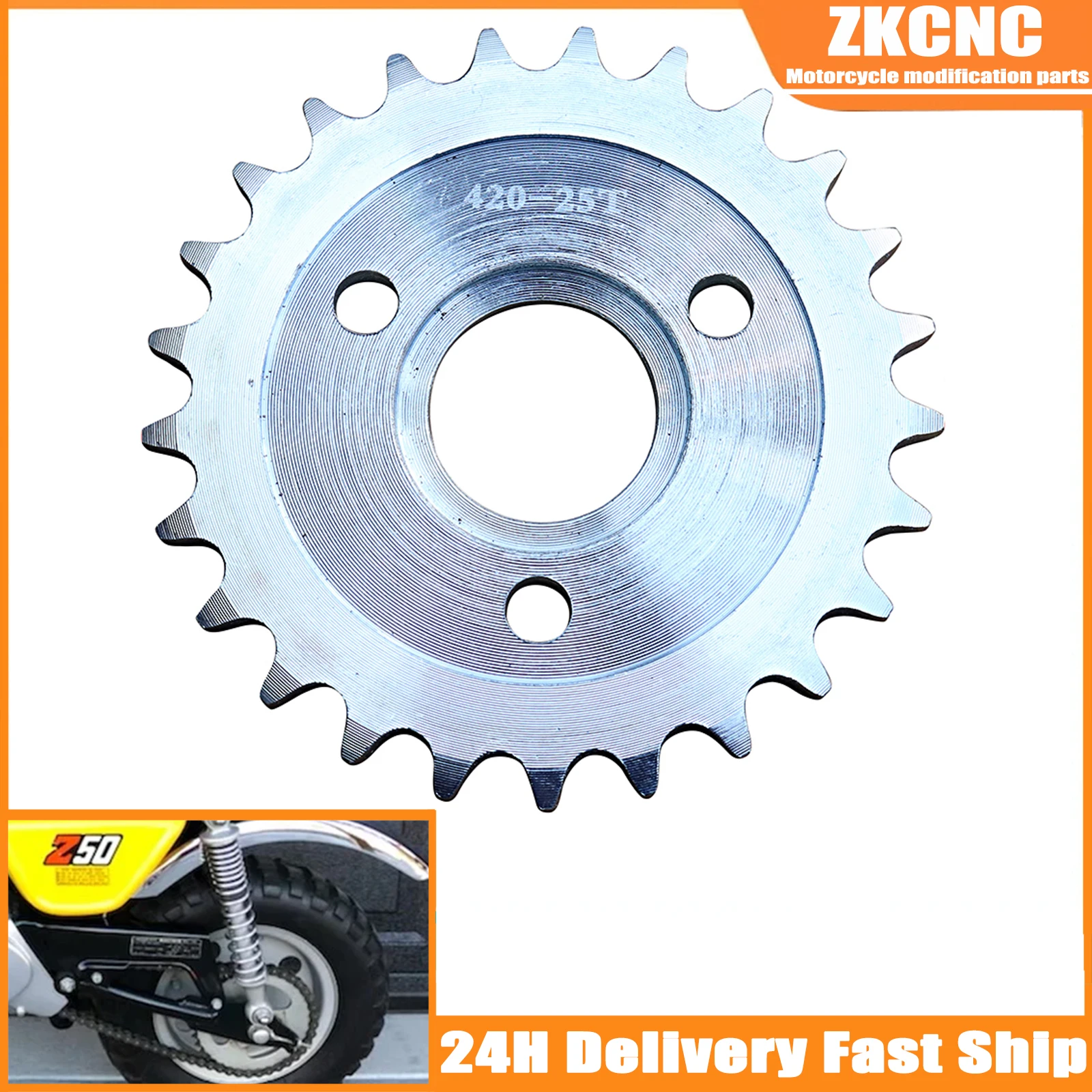 Motorcycle-Parts-Z50-Rear-Gear-Sprocket-24T-25T-26T-27T-28T-30T-35T ...