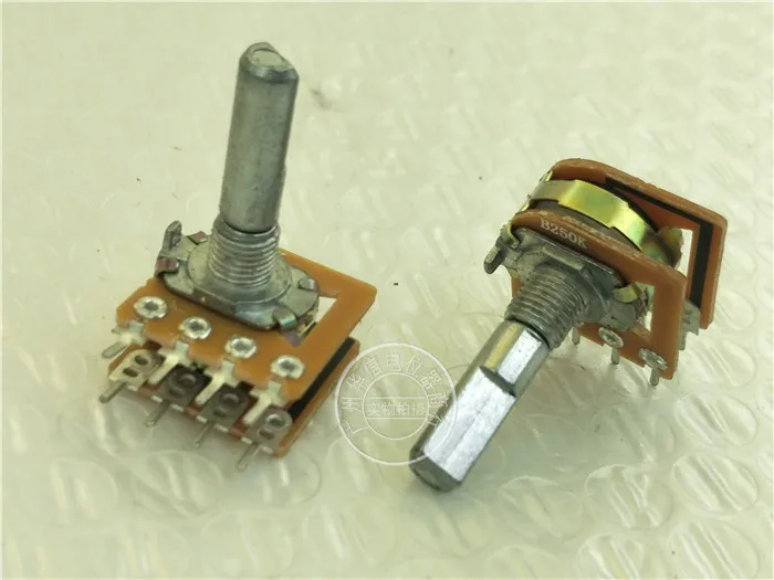 5pcs-148-type-double-potentiometer-B250K-with-tapping-handle-length ...