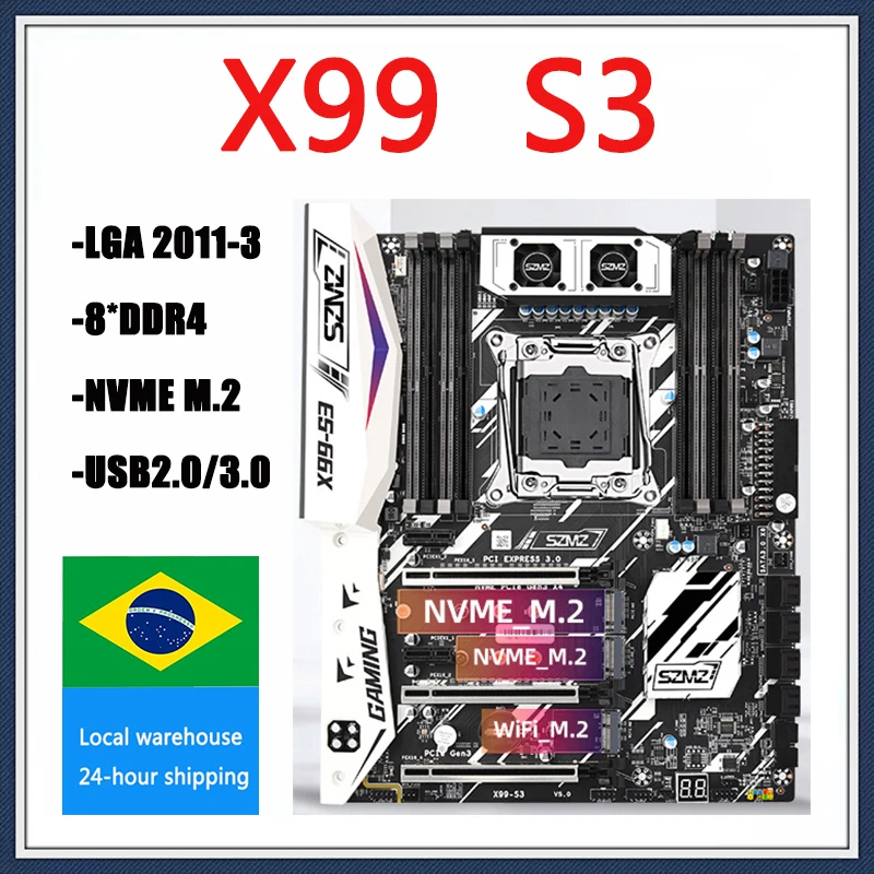 SZMZ-Carte-m-re-X99-S3-LGA-2011-prise-en-charge-du-kit-Xeon-processeur ...
