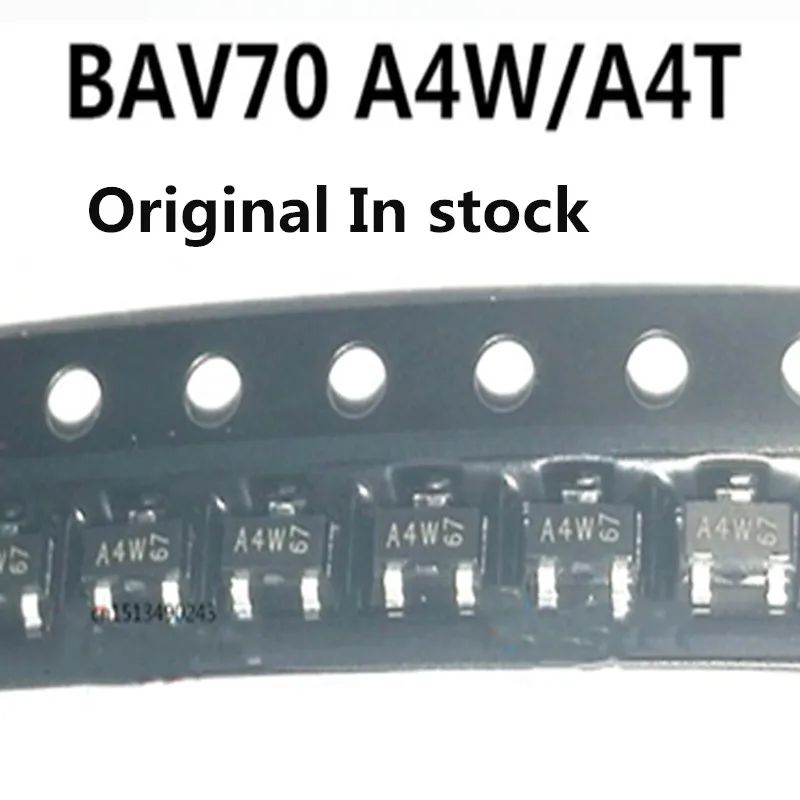 Original New 10pcs/ Bav70 A4w/a4t Sot23 Sot-23 - Transistors - AliExpress