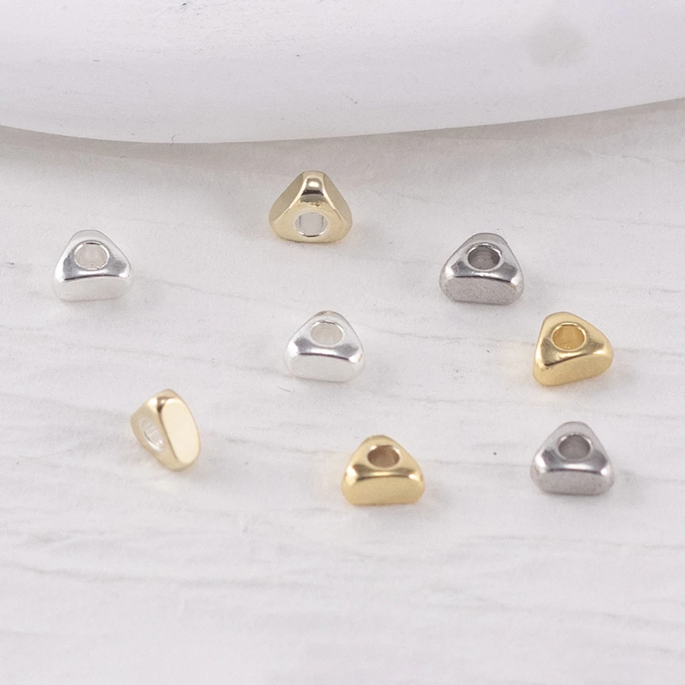 Triangle-Spacer-Beads-for-Jewelry-Making-Copper-Loose-Beadings-DIY ...