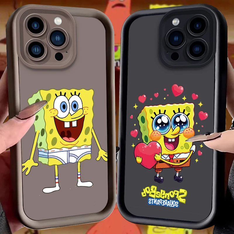 Cartoon-SpongeBobs-Patrick-Case-for-iPhone-15-14-13-12-11-Pro-Max-XS-X ...