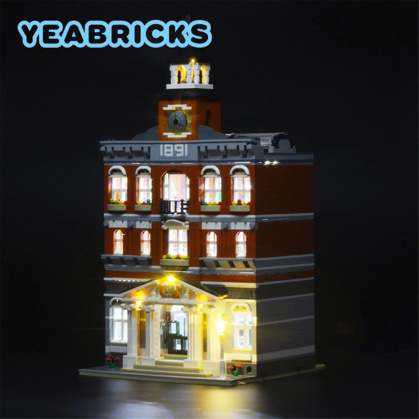 Lego 10224 Creator Town Hall | Building Blocks Set | Brick Town Hall ...