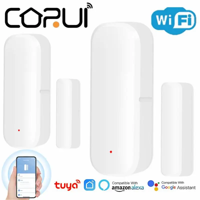 CORUI-Tuya-Smart-WiFi-Door-Window-Sensor-Door-Magnetic-Alarm-Detectors ...