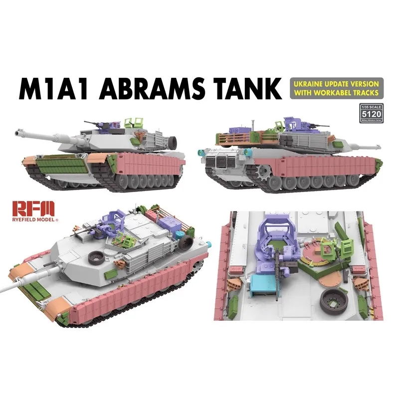 Модель RFM 5120 M1A1 Abrams 1/35 | AliExpress