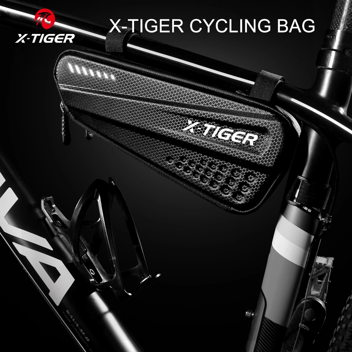 X-TIGER-Bike-Bag-Waterproof-Front-Tube-Frame-Bag-Bicycle-Bags-Mountain ...