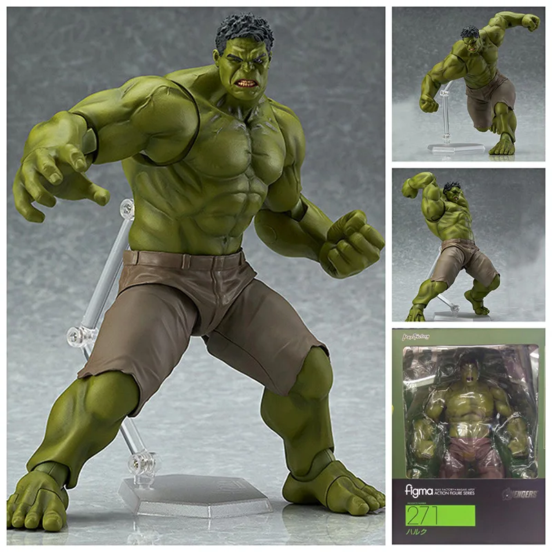 Marvel SHFiguarts Thanos Figma 271 Hulk Avengers Infinity War Joints movible Action Figure BJD ...