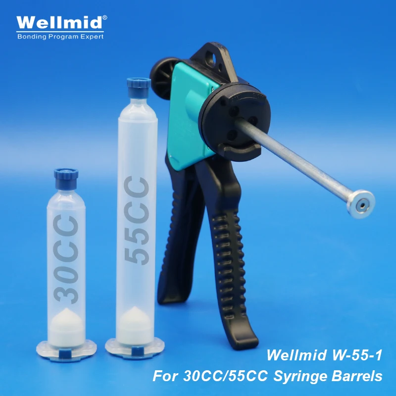 Manual Glue Gun 30CC 55CC Syringe Barrels Single Component 1K PU Epoxy ...