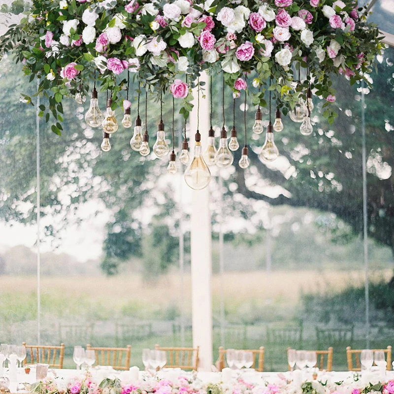 Hanging Flowers Wedding Centerpieces
