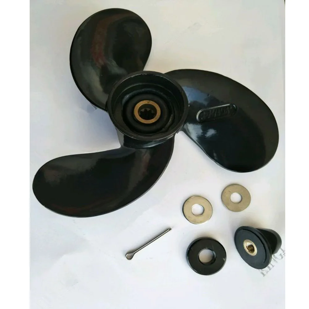 Free Shipping Marine Propeller Outboard Motor Spare Part For Hangkai Gasoline Engine 2stroke 4 ...