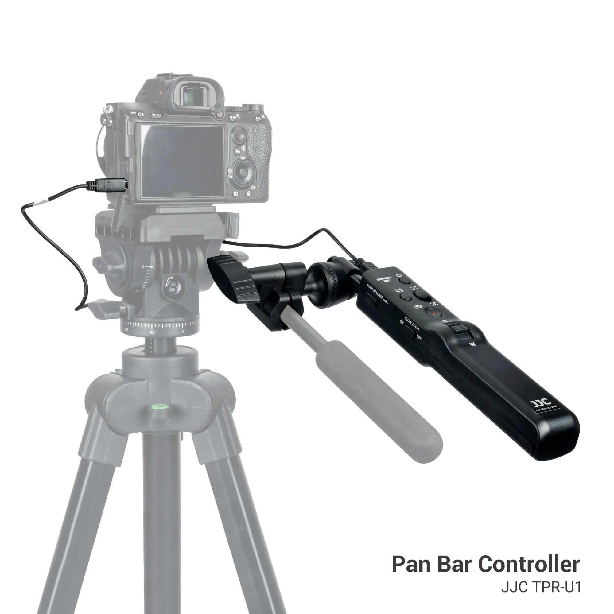 JJC Multi-function Pan Bar Remote Control Controller for Sony Canon ...
