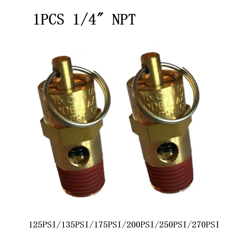 1/4" BSPT Male Thread Pressure Relief Valve For Air Compressor Air ...