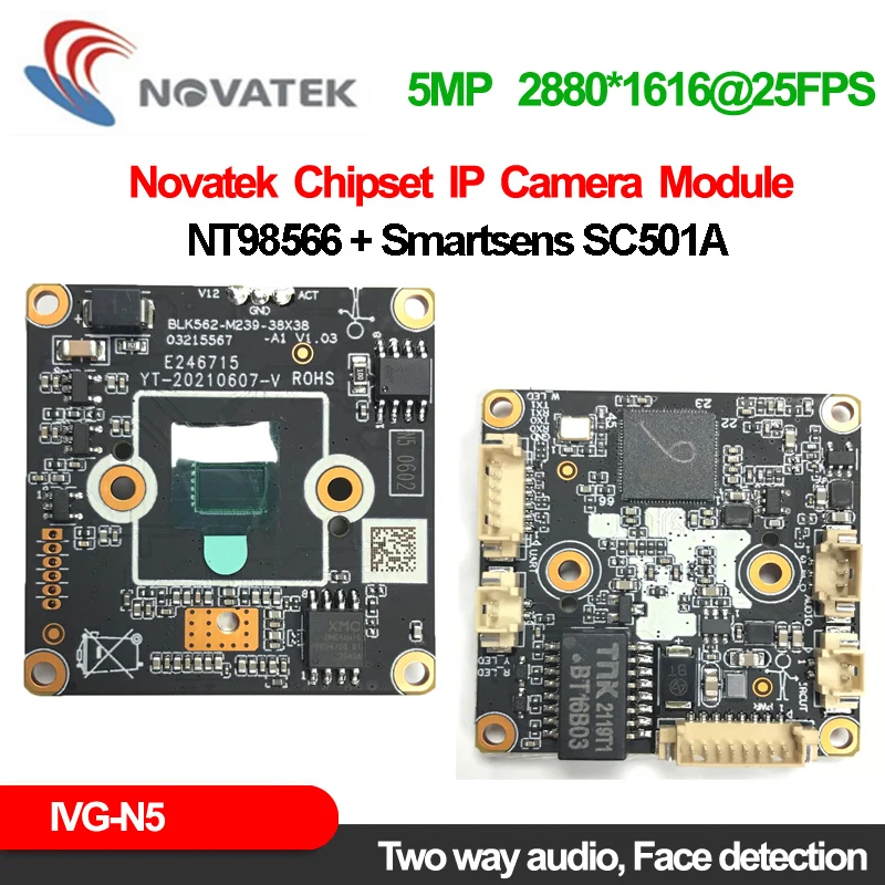 Xm 5.0M IVG-N5 Webcam Sc501Ai Nt98566 1/2.7Inch Ip Camera Module Cloud ...
