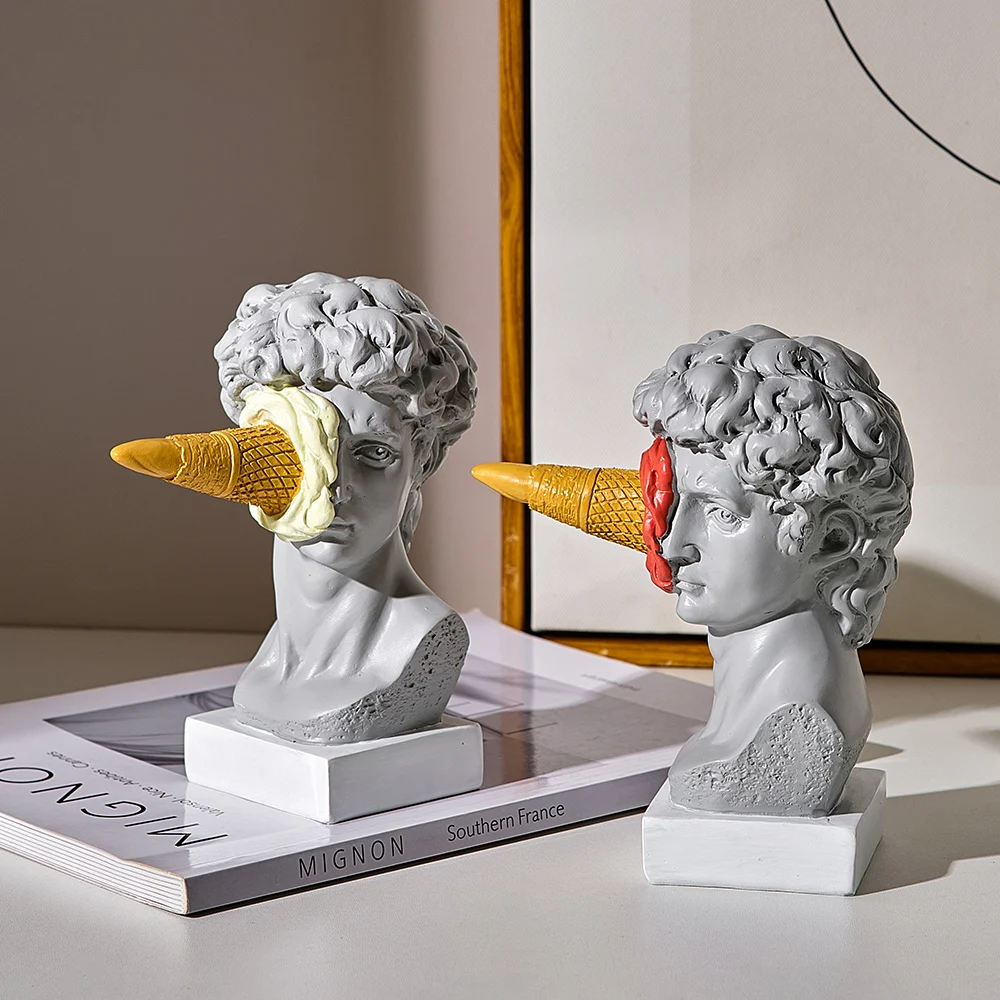 Ice Cream David Sculpture - Home Decor - Masculine Home