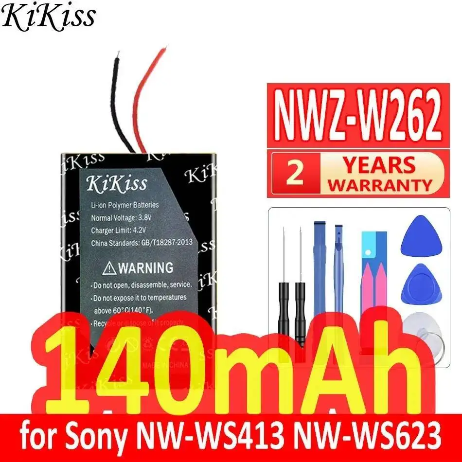 Battery 140Mah For Sony NW-WS413 NW-WS623 NW-WS625 Nwz-W273S Nwz-W274S ...