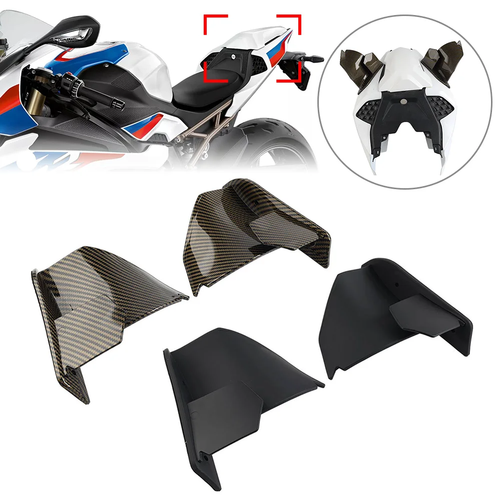 Motorcycle-Rear-Tail-Spoiler-Fixed-Wing-Fairing-Winglet-For-BMW-S1000RR ...