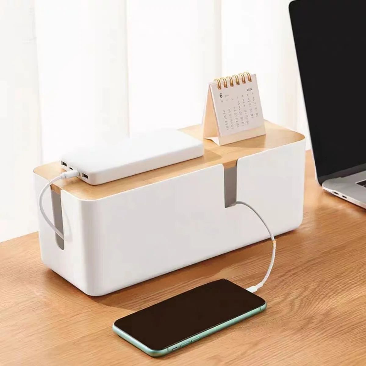 Dustproof-Cable-Storage-Box-Power-Line-Case-Socket-Organizer-Carregador ...