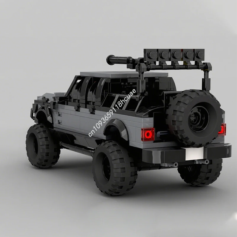 412pcs MOC Fordes F-150 Raptor Apocalyptic Version City Champions Super ...