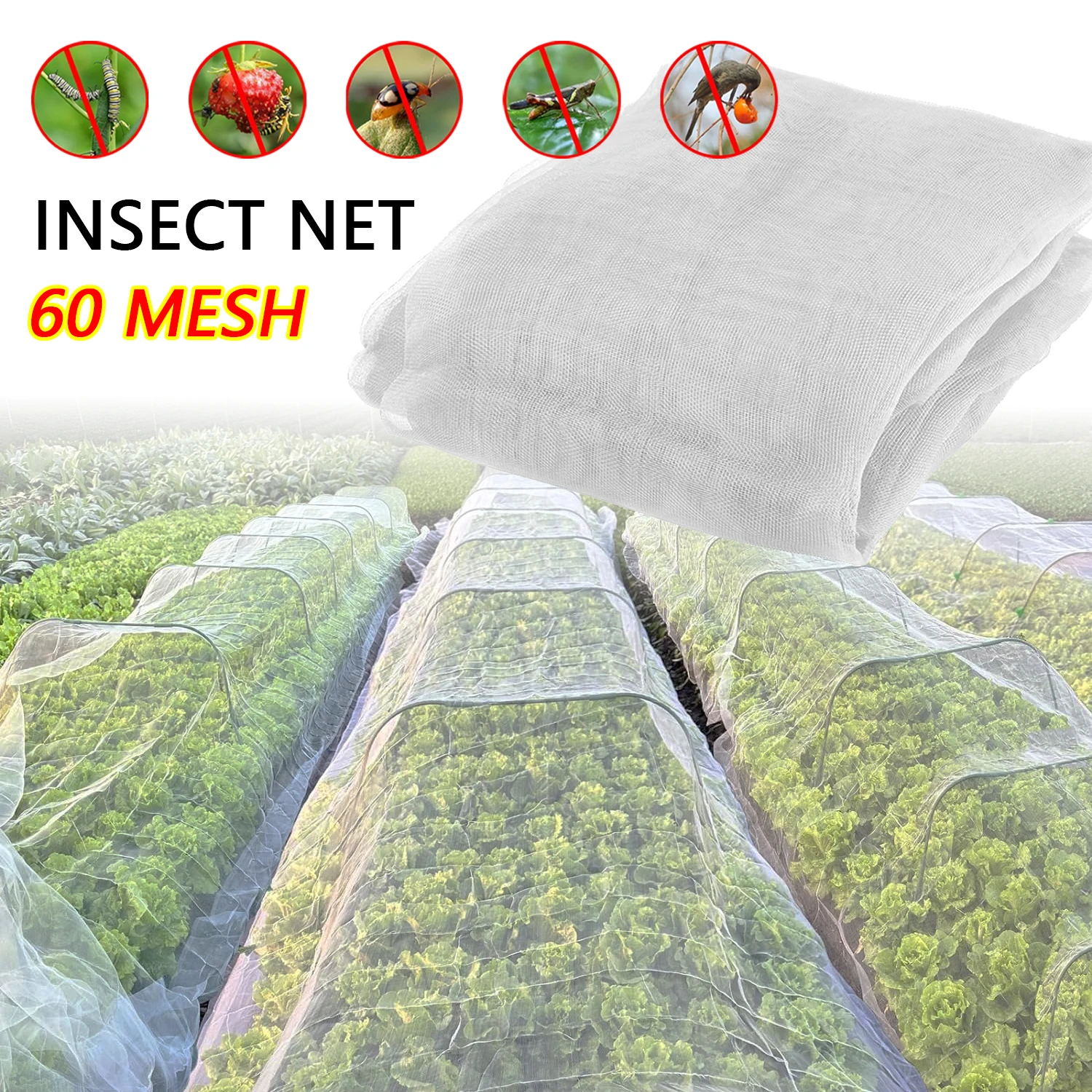 Plant-Insect-Net-60-Mesh-Garden-Vegetable-And-Fruit-Protection-Cover ...
