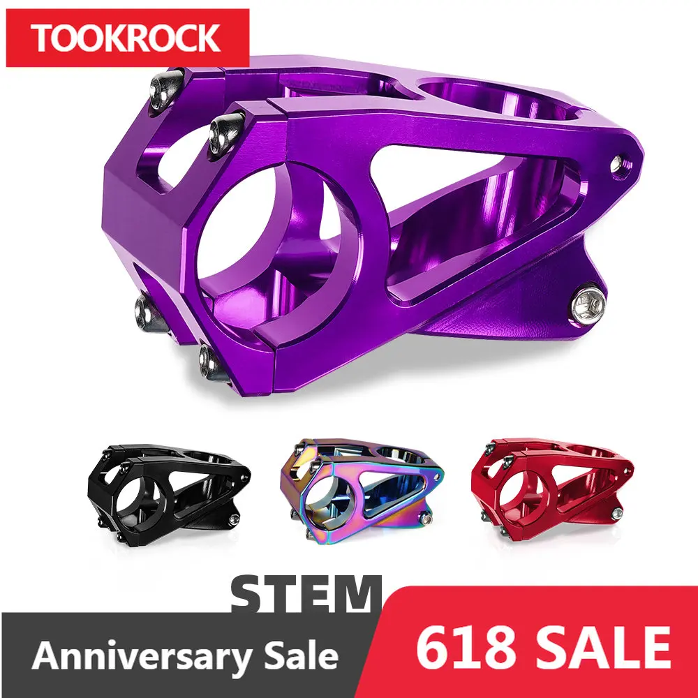MTB Stem 31.8x45mm 8° High strength Short Handlebar Stem Aluminum Alloy Bicycle Bridge Racing ...