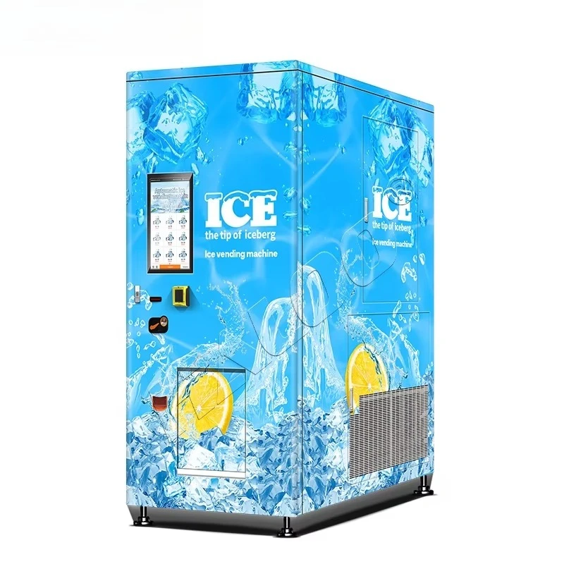Customized Outdoor Ice Vending Machine Automatic Cube Ice Maker with ...