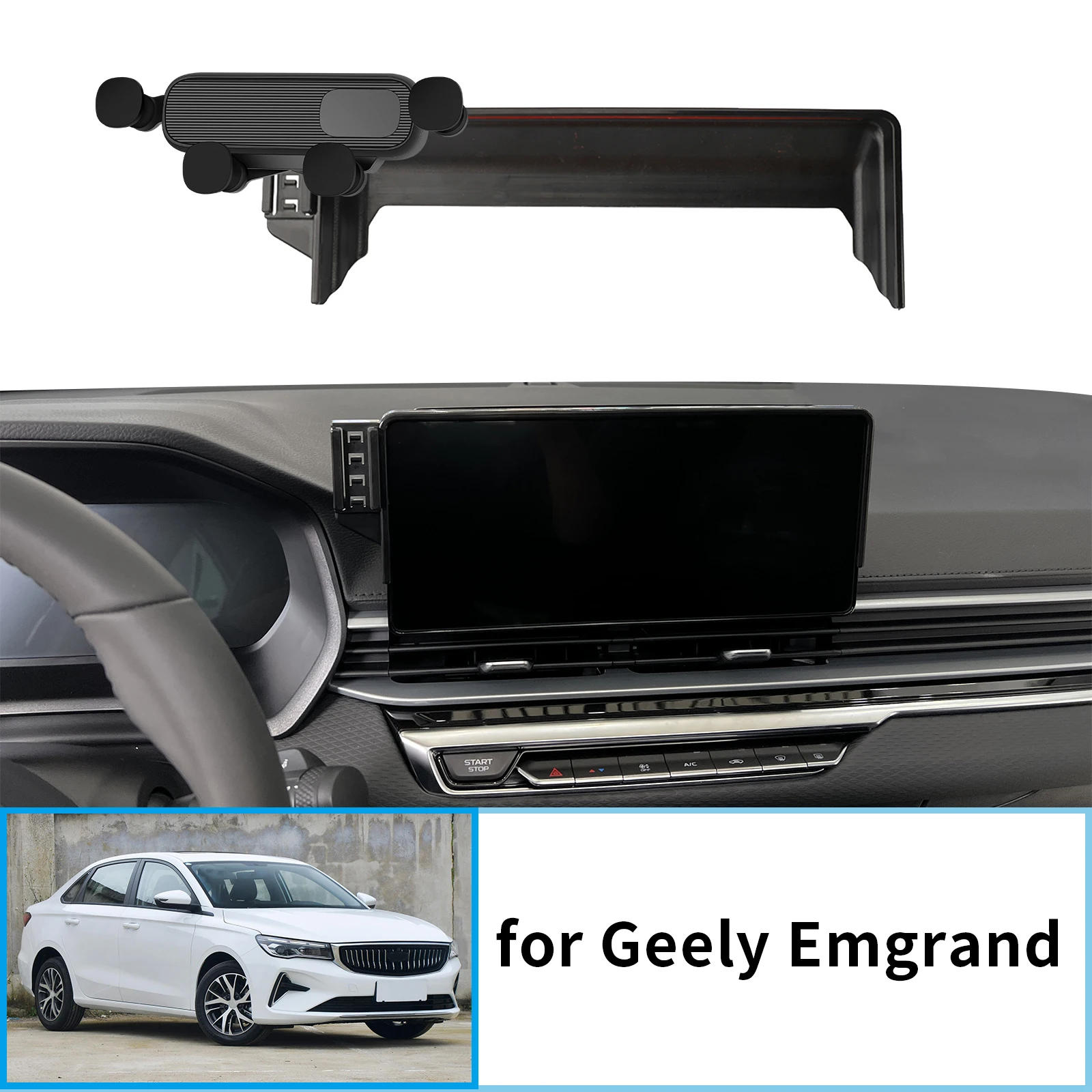 Car Mobile Phone Holder for Geely Emgrand 10.25-Inch GPS Bracket ...