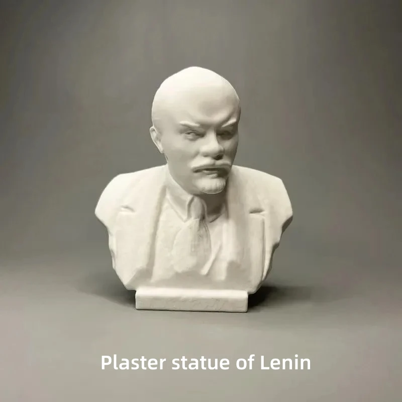 Plaster Statue of Lenin Gypsum Sculpture Artwork Ornaments Idol Gesso ...