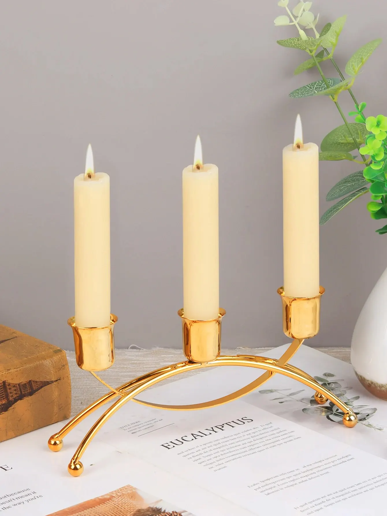 Nordic-Ins-Style-Romantic-Candlelight-Dinner-Props-Western-Dining-Table ...