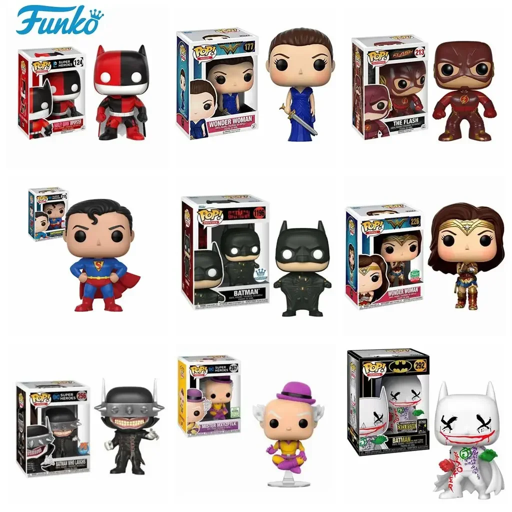FUNKO-POP-DC-Justice-League-Wonder-Woman-226-Superman-205-Batman-292 ...