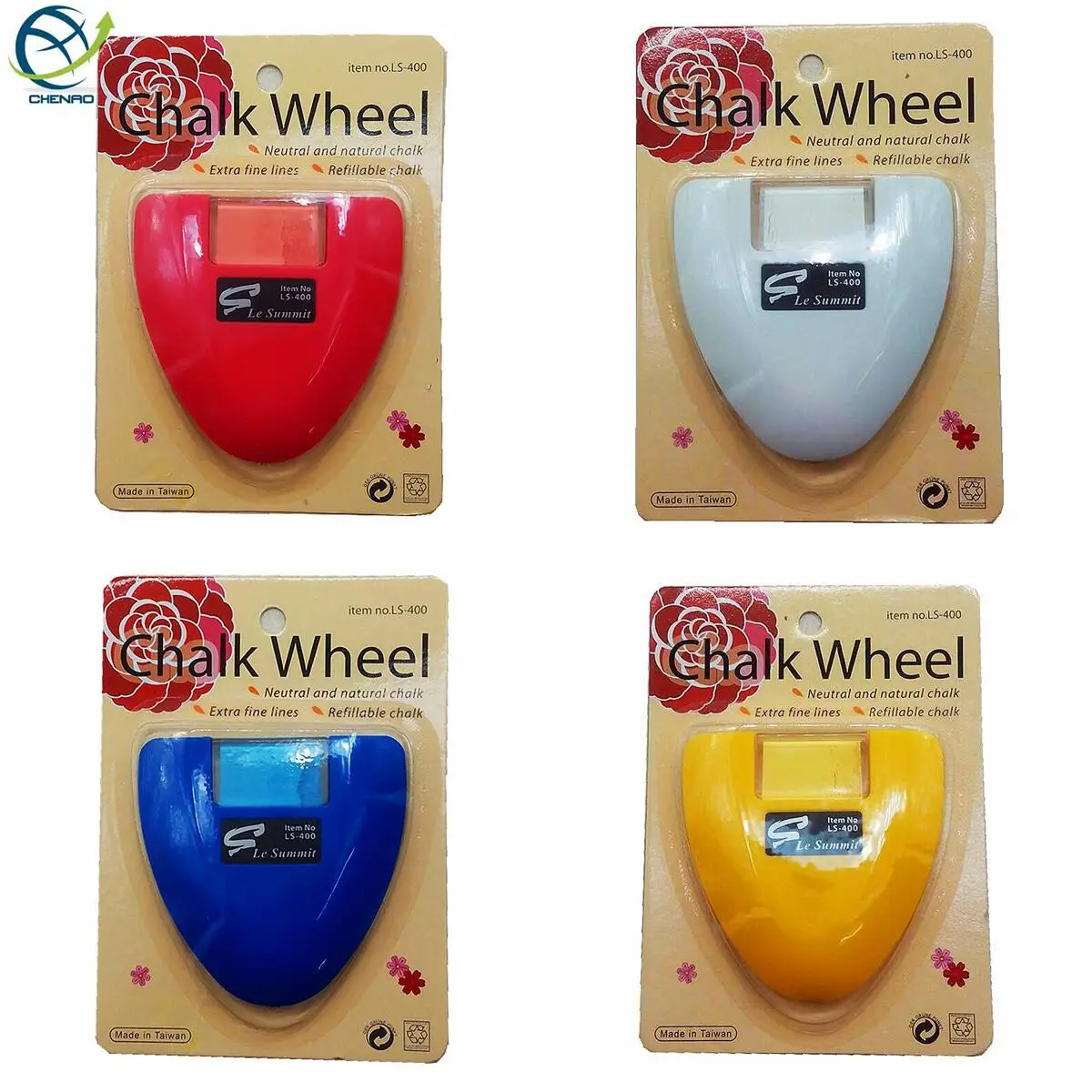 Top-Quality-Chalk-Wheel-Fabric-Marker-Rosy-red-Yellow-Blue-White-Tailor ...