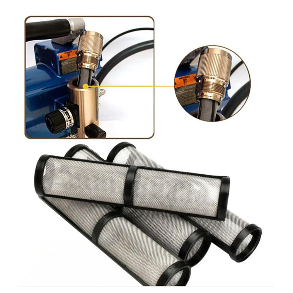 4pcs Black 60 Mesh Airless Spray Pump Filter For Gc 390/395/495/595 ...